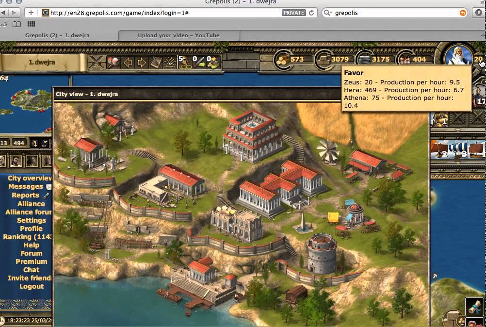 grepolis tutorial- how to cast a spell - YouTube