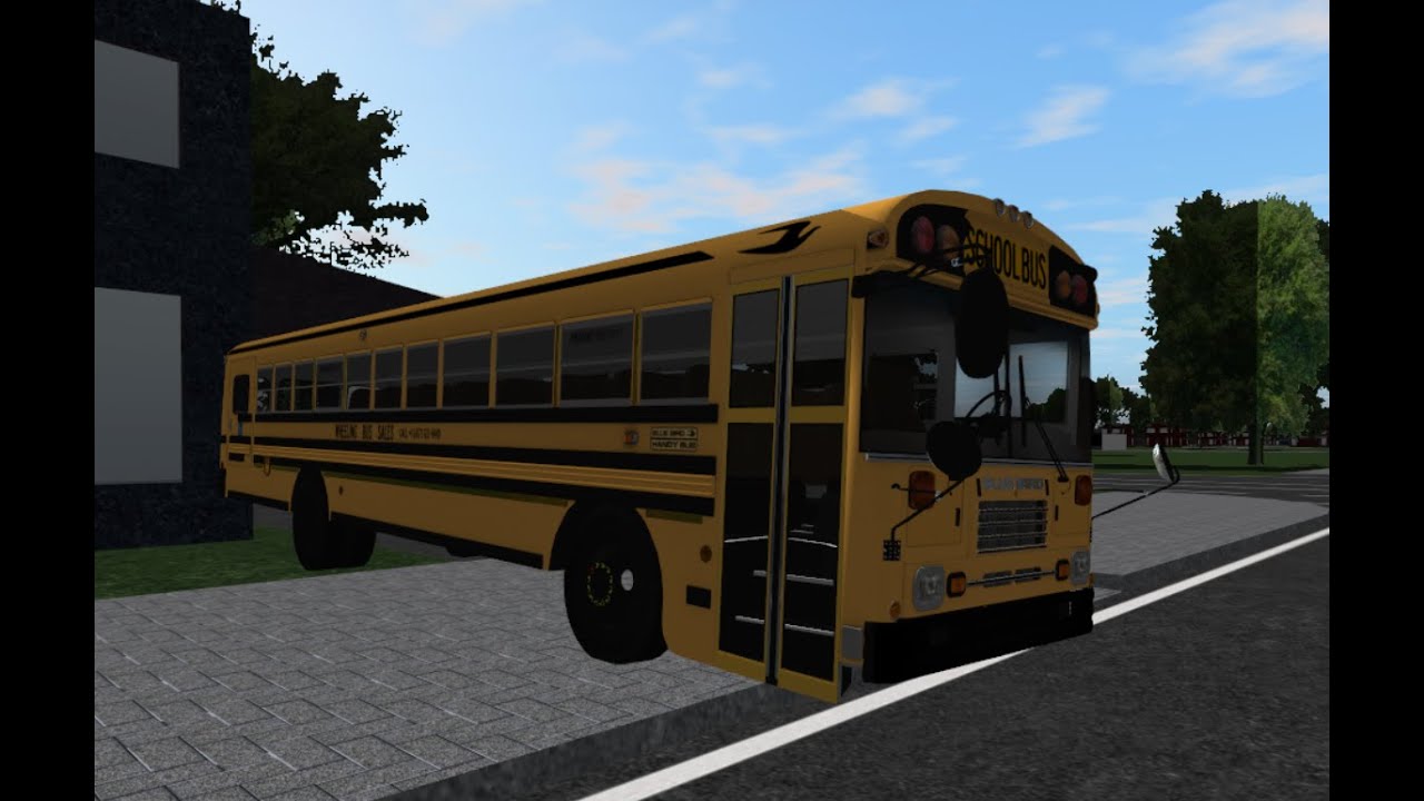 2003 Blue Bird TCFE Handy Bus Full Drive, & Startup - YouTube