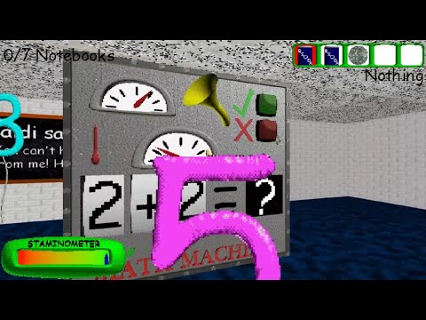 2 + 2 = 5 on the Math Machine - Baldi's Basics Plus #baldi # ...