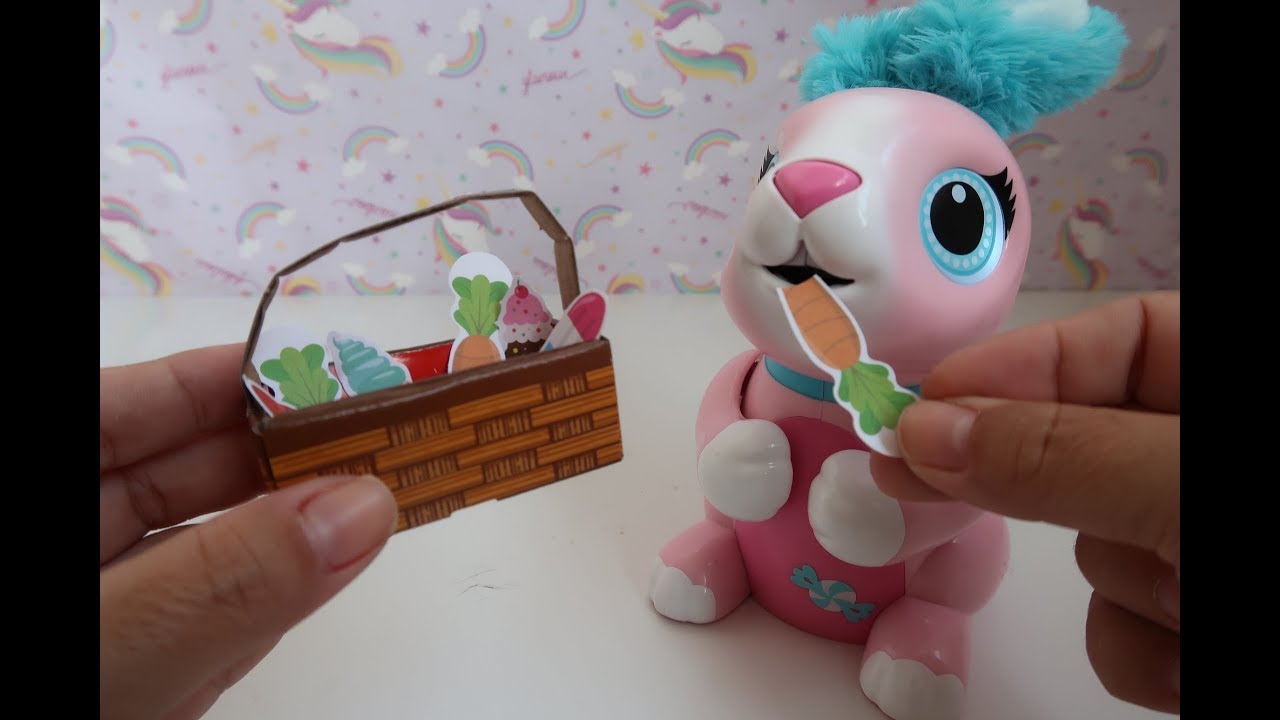 COELHO ROBÔ COME DE VERDADE MUITAS RISADAS E SONS FOFOS ZOOMER HUNGRY ...