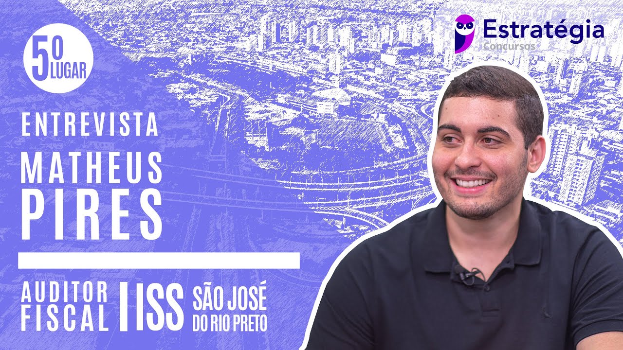 MATHEUS PIRES | APROVADO | 5º LUGAR | ISS SÃO JOSÉ DO RIO PRETO ...
