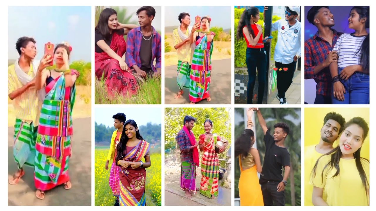 New Santali Couple Tiktok 2023 || Santali grils and boy Instagram video ...