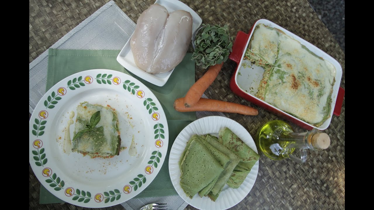LASAGNA DE POLLO CON CREMA + MONTADITOS DE PANCHO DE POLLO - COCINA ...