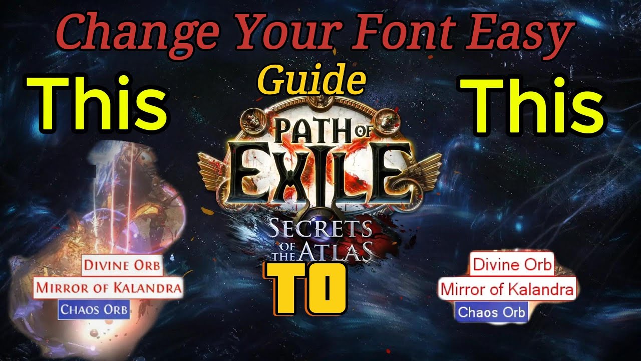 Transform Your Old PoE Font in Just 5 Minutes!!!|Super Quick Guide|Path ...