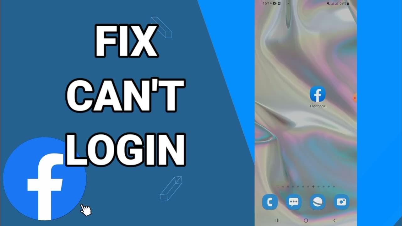 How To Fix And Solve Facebook Can't Login - YouTube