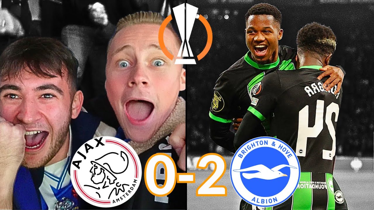 Brighton Win Their First European Away Match Ever 0 2 Ajax Vs