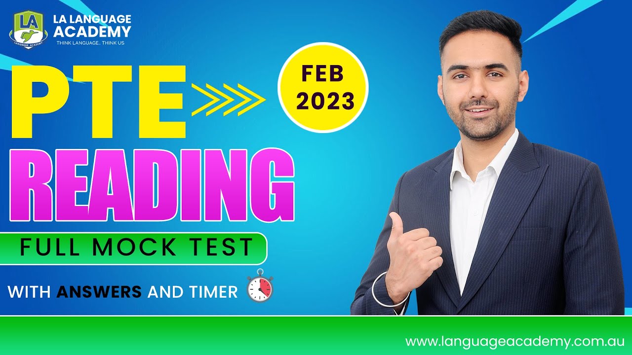 PTE Reading Full Mock Test with Answers | February 2023 | Language ...