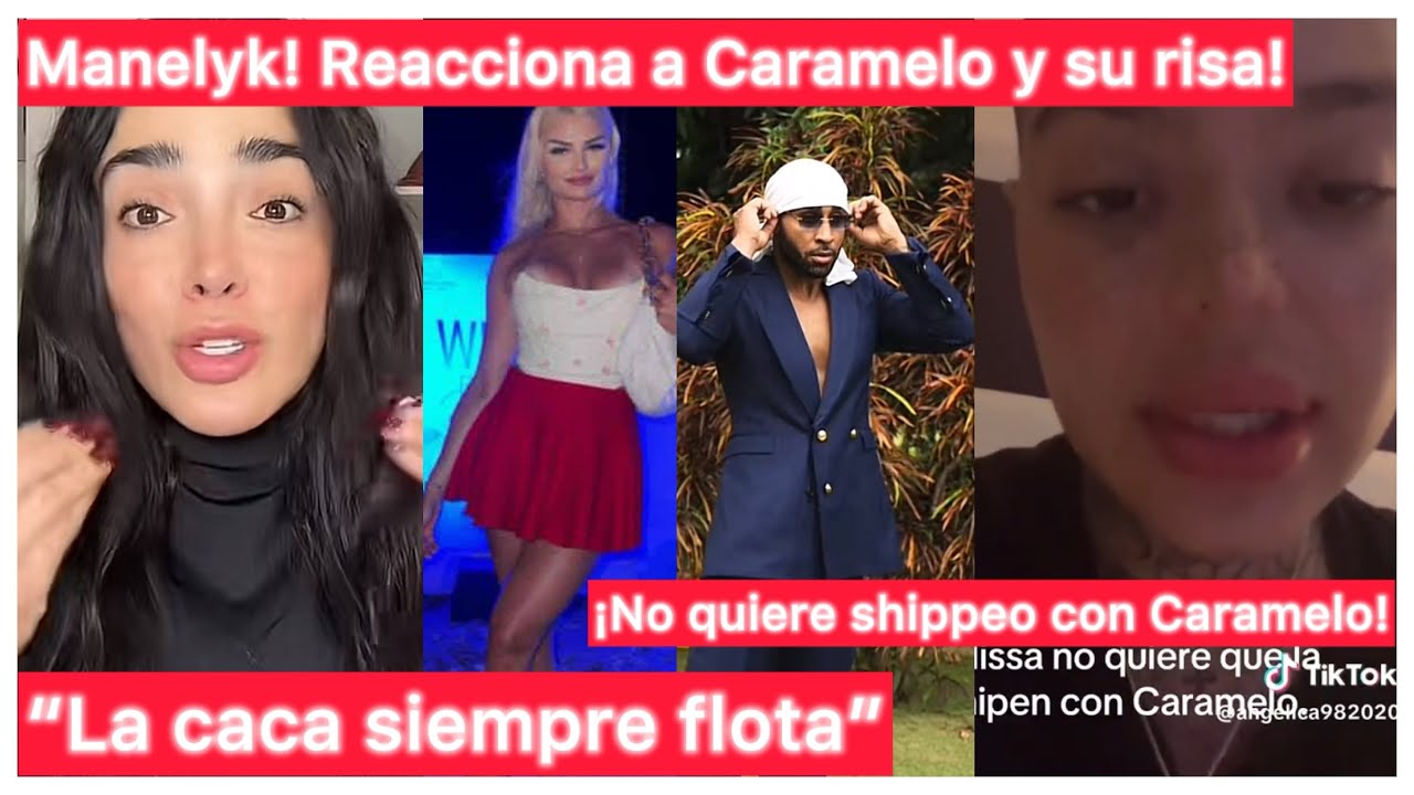 ¡Manelyk reacciona a Caramelo y su risa! | “La caca siempre flota ...