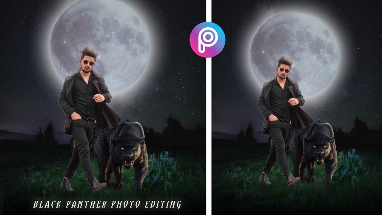 Black Panther Photo Editing in Picsart | Black Panther Edit | - YouTube