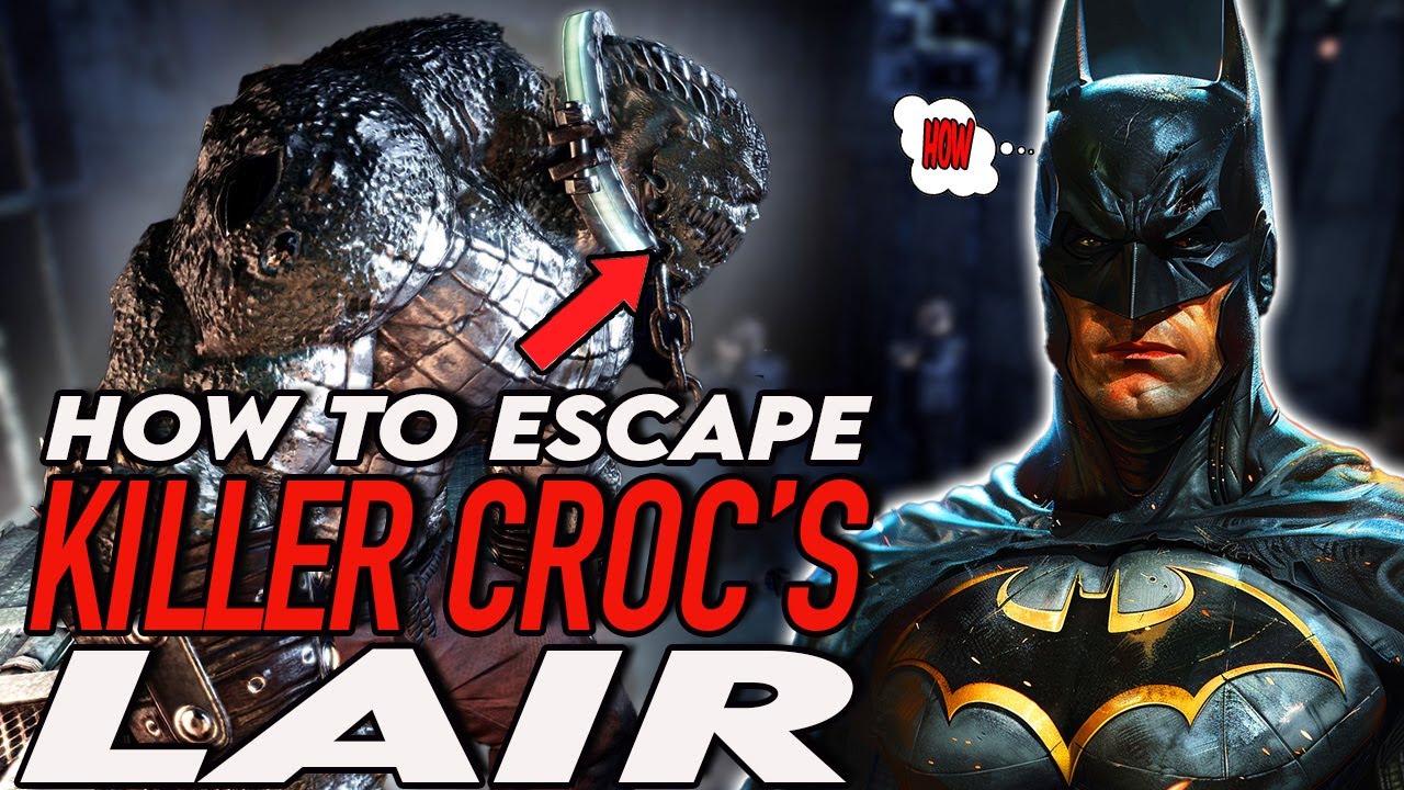 How To Escape From Killer Crocs Lair In Batman Arkham Asylum Youtube
