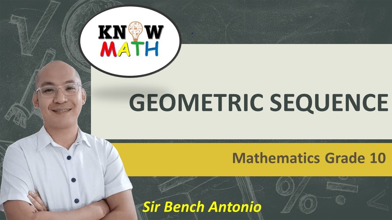 (Grade 10 - Quarter 1) GEOMETRIC SEQUENCE - YouTube