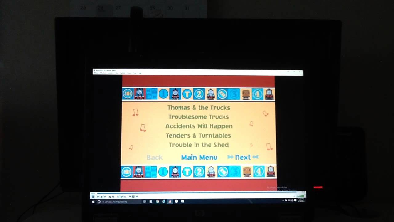 Thomas & Friends Truckloads of Fun DVD Menu Walk Through - YouTube