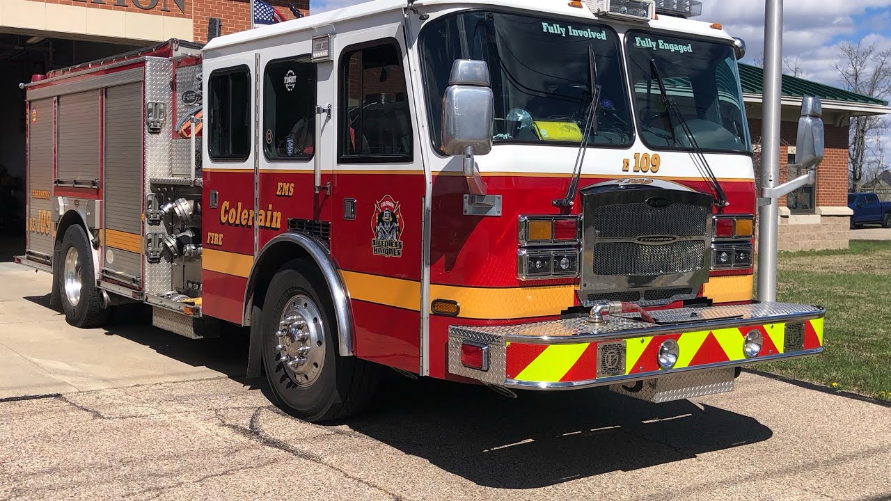 Colerain Township Fire Engine 109 ELS - YouTube