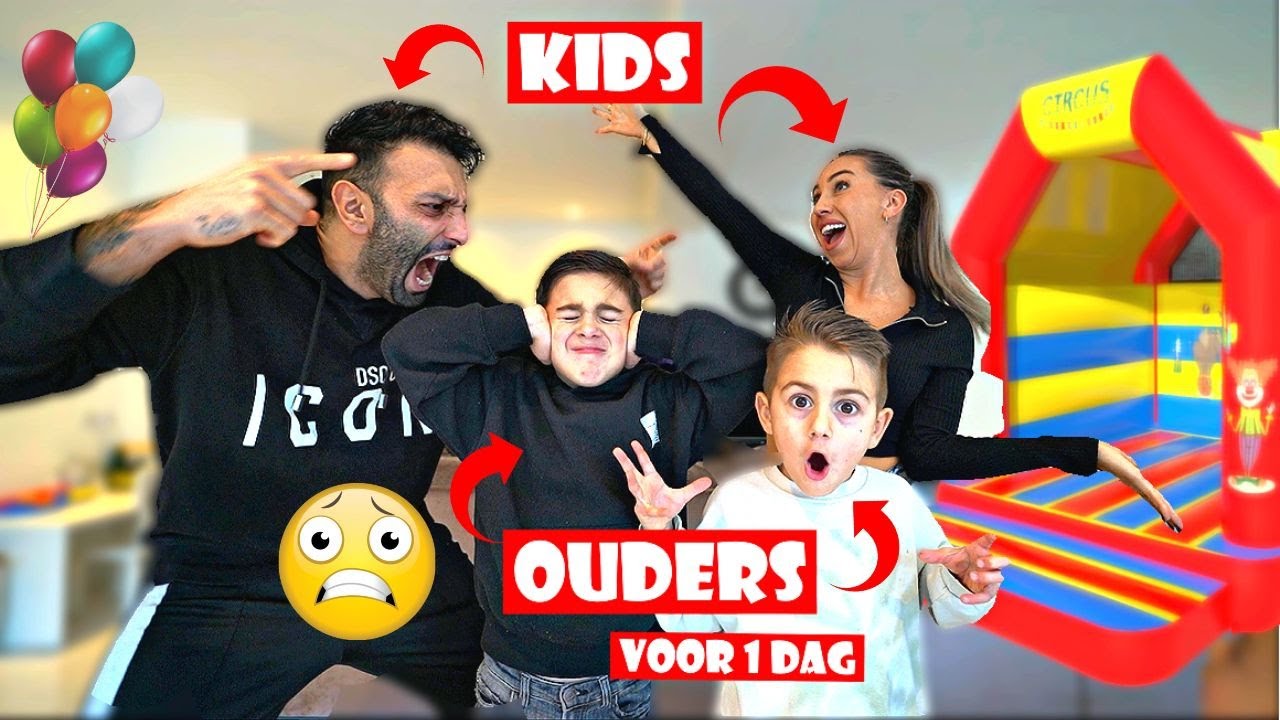 WE WISSELEN 1 DAG VAN LEVEN *KIDS WORDEN OUDERS* 😱| #746 - YouTube