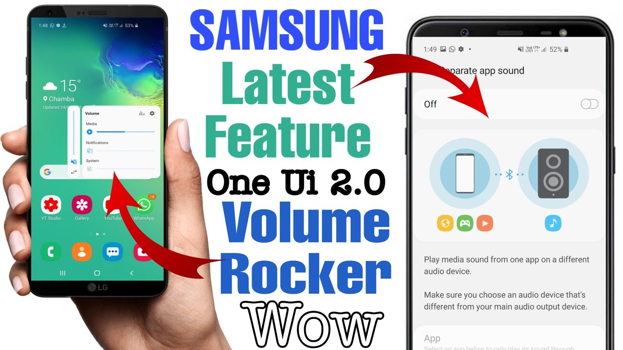 All Samsung Latest Feature One Ui 2.0 || Volume Rocker Install every ...