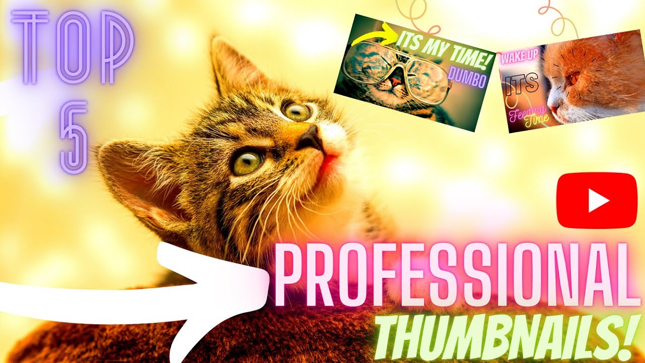 Top 5 Cats Thumbnails (2021) II Cats Thumbnails For Your You tube ...