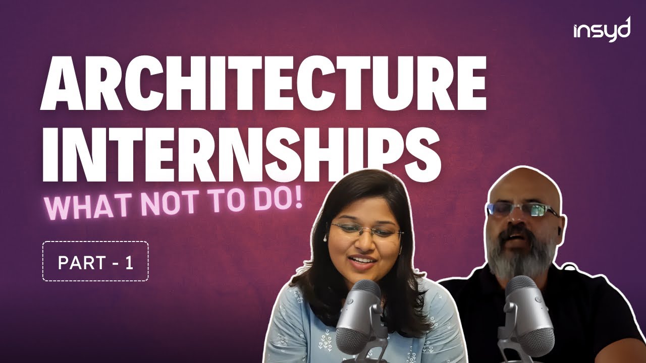 Architecture Internships aren’t what you think: Talk with Sai from ...