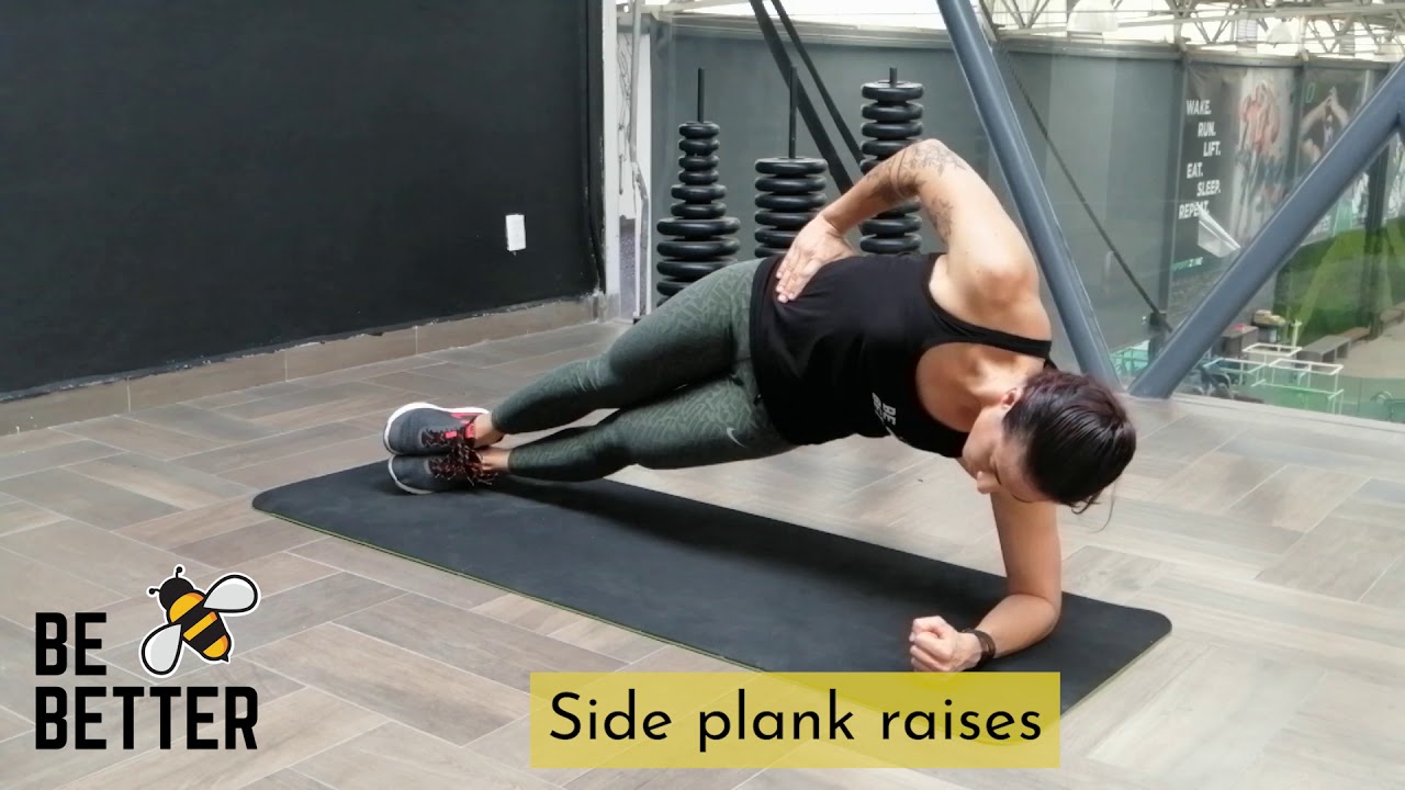 Side plank raises - YouTube