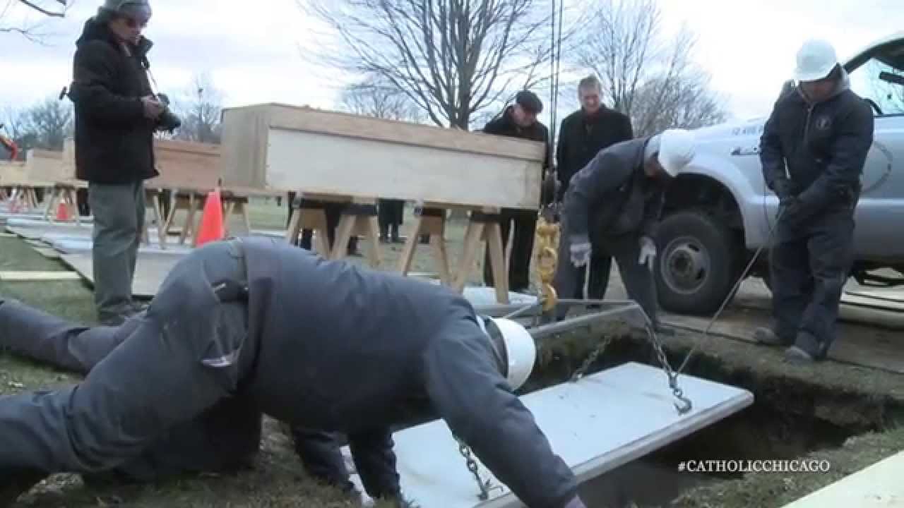 CATHOLIC CEMETERIES BURIES UNIDENTIFIED DECEASED - YouTube