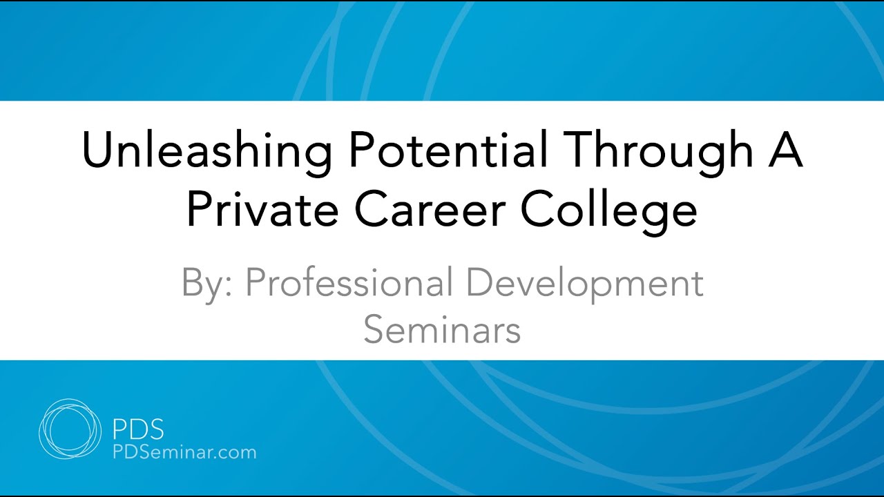 Unleashing Potential Through a Private Career College Trailer - YouTube