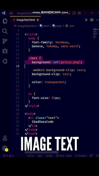 😋😋 Image Text Masking Using Html And Css Text Masking Shorts Programming Css Css3 Coding
