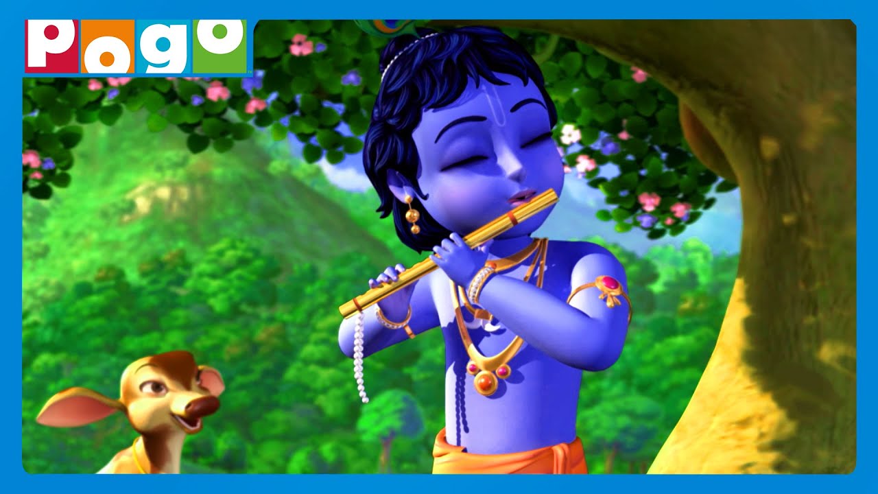 Little Krishna 🪈| Krishna’s Adventures Begin! 😍| Kids Stories😎| Hindi ...