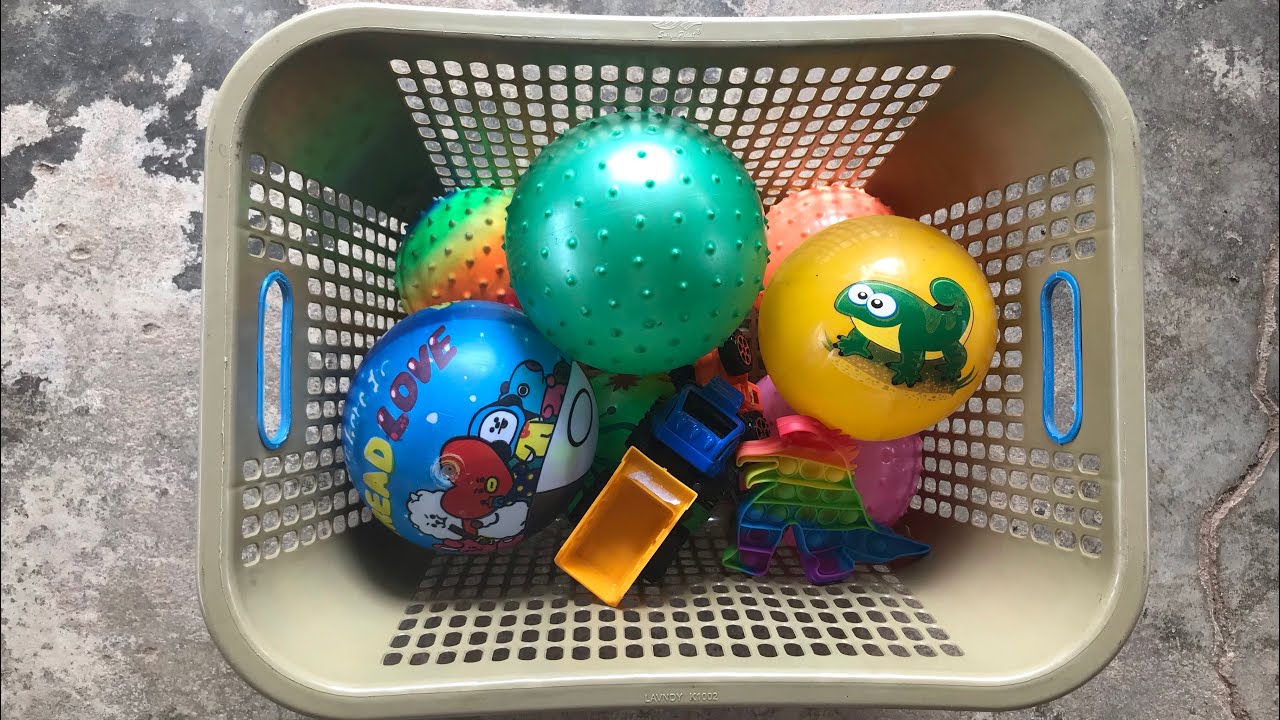 Mengumpulkan bola besar, bola duri, bola pelangi, bola karakter, bola ...