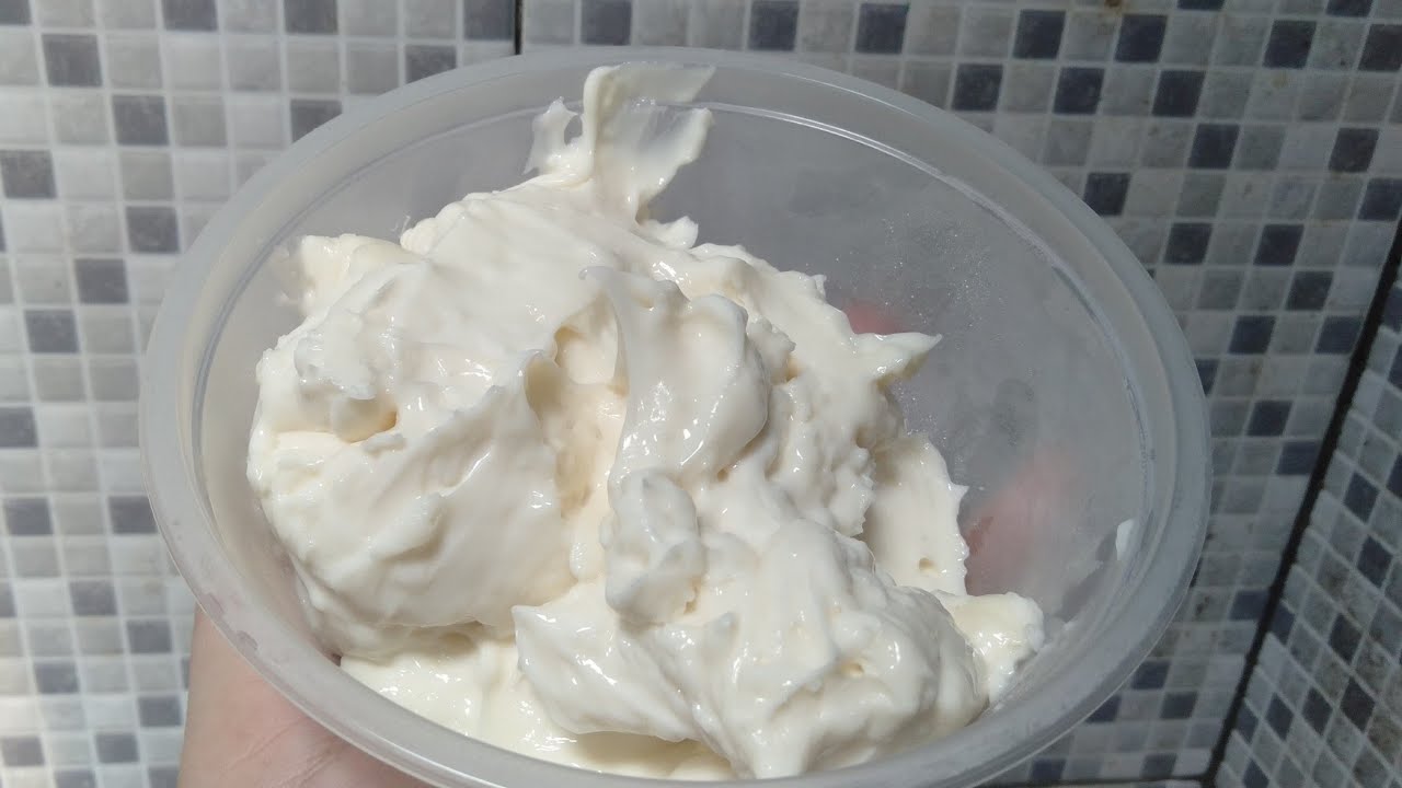 RESEP CREAM CHEESE 2 BAHAN MUDAH DAN HEMAT - YouTube