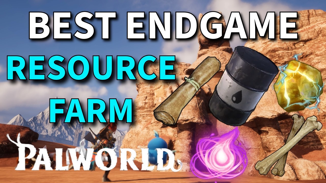 Palworld Endgame | Best Resource Farm Location | You NEED to know this ...