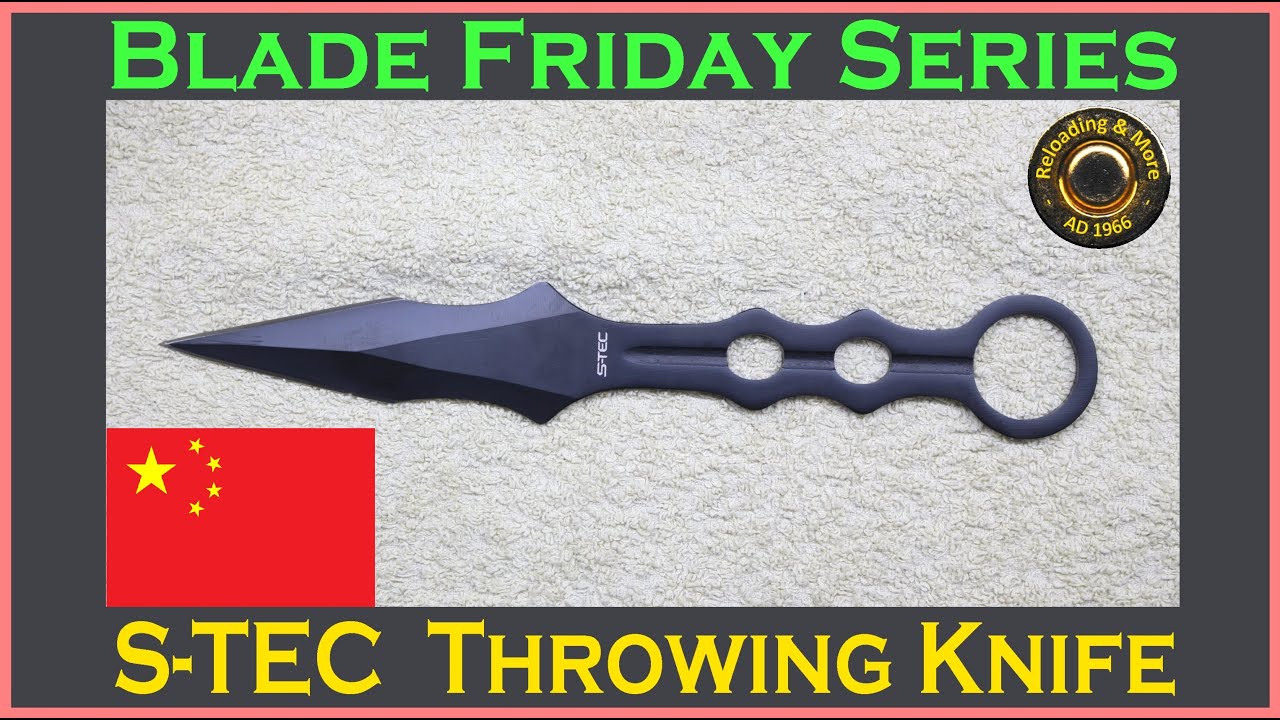 S-TEC Knives Throwing knife - item STEC 9″ - #bladefriday Knife review ...
