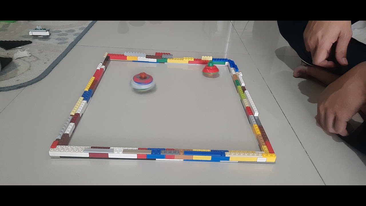 Pertarungan dimulai Blade "Brave" vs Red Eye Gasing LEGO - YouTube