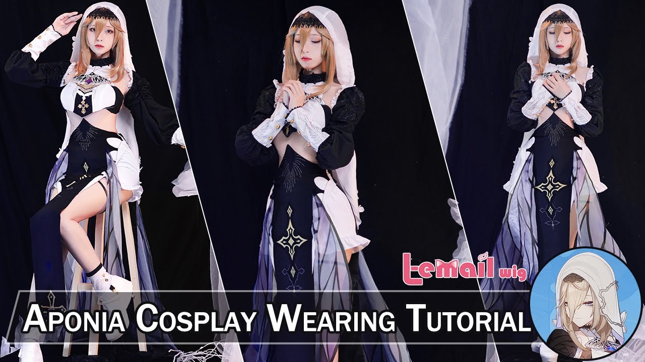 Honkai Impact 3rd Aponia Cosplay Tutorial｜Lemail Wig - YouTube