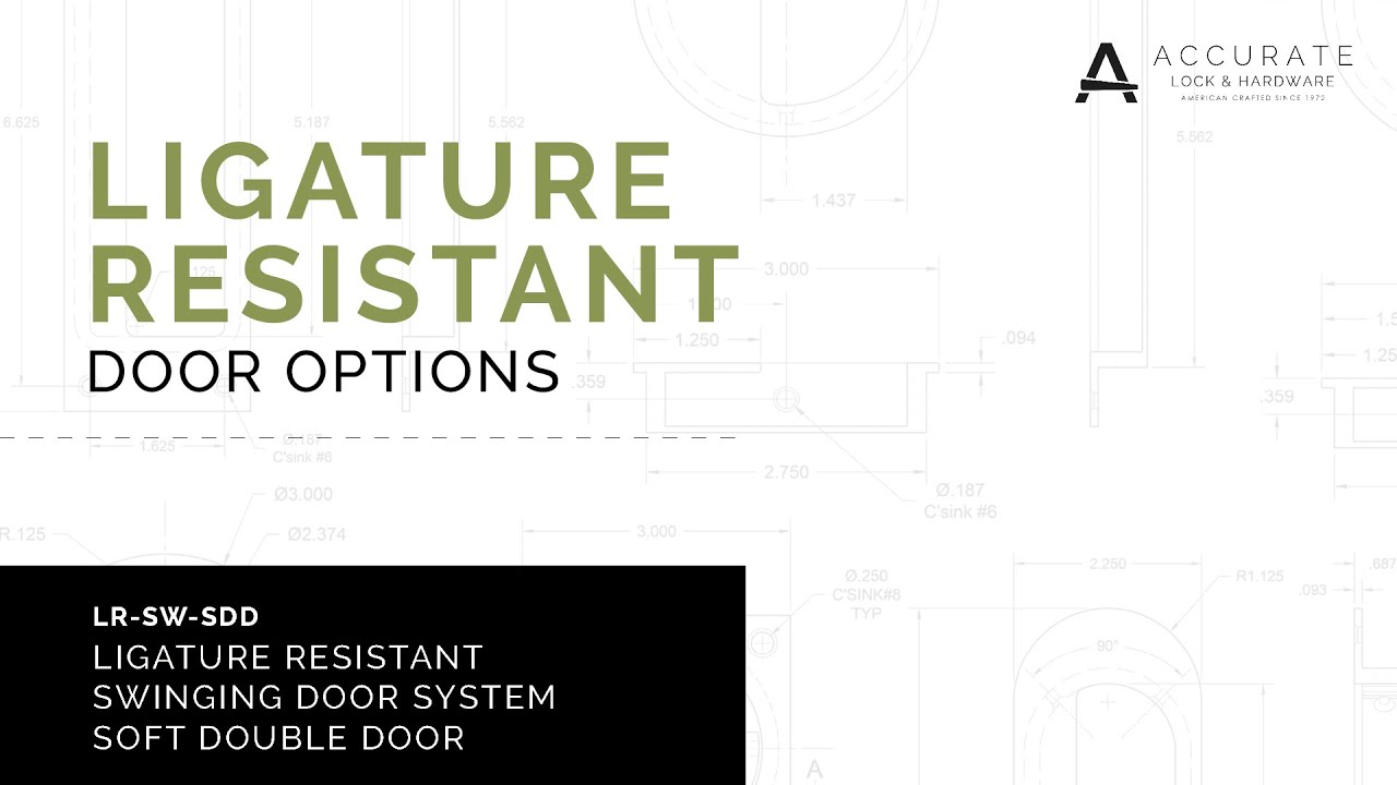 LR-SW-SDD - Ligature Resistant Door Options - YouTube