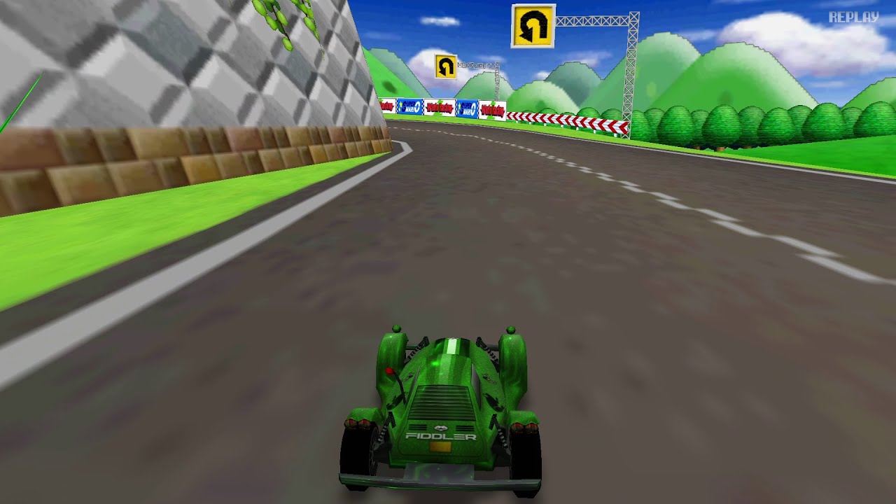 Re-volt custom track - Mario Kart DS : Shroom Ridge - Full Gameplay ...