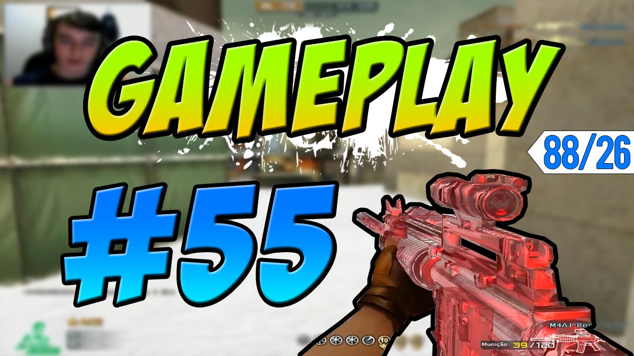 [CF] Gameplay #55 - M4A1-Custom Red Crystal, Lote de Doente ! - YouTube