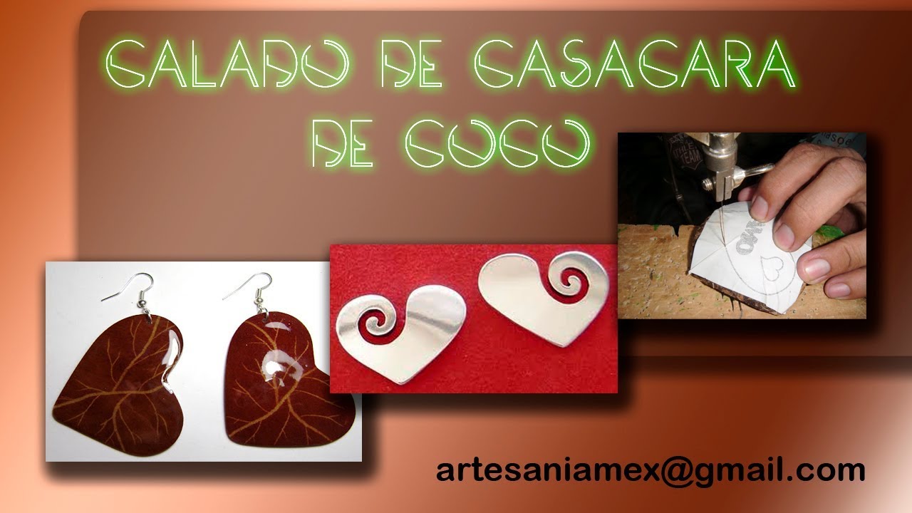 Aretes De Cascara De Coco