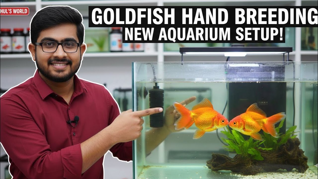 how to breed Goldfish - goldfish hand breeding - YouTube
