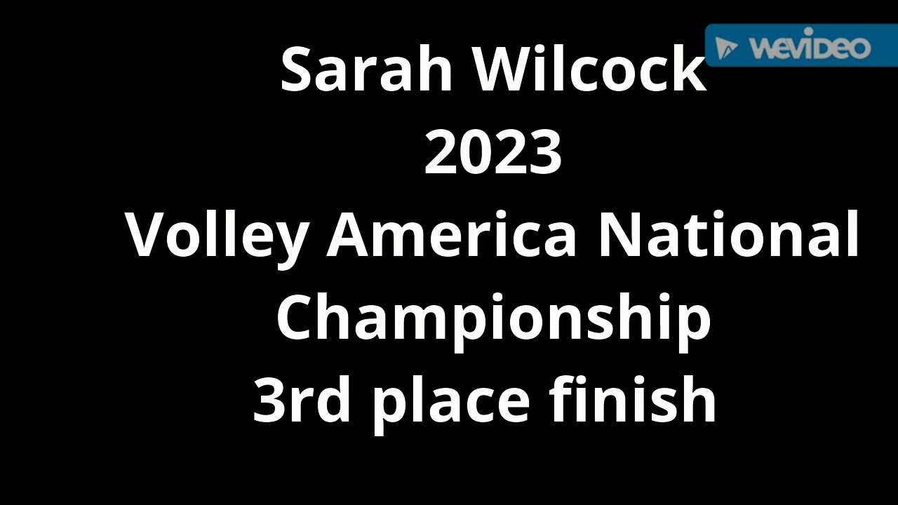 Sarah Wilcock Volley America National Championships 14u - YouTube