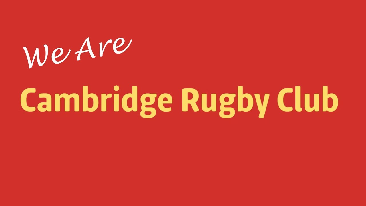 We Are Cambridge Rugby Club - YouTube