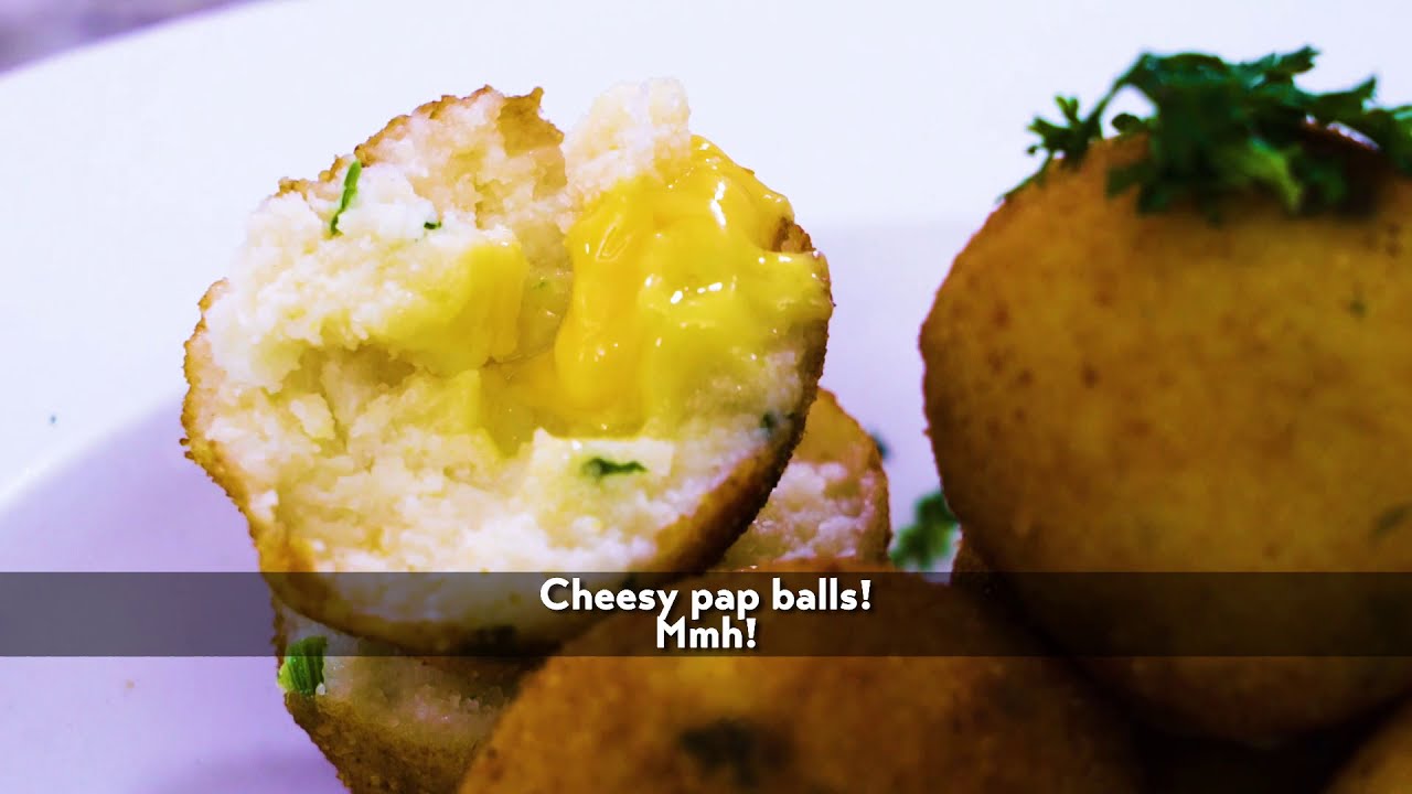 Delicious ACE Cheesy Pap Balls - YouTube