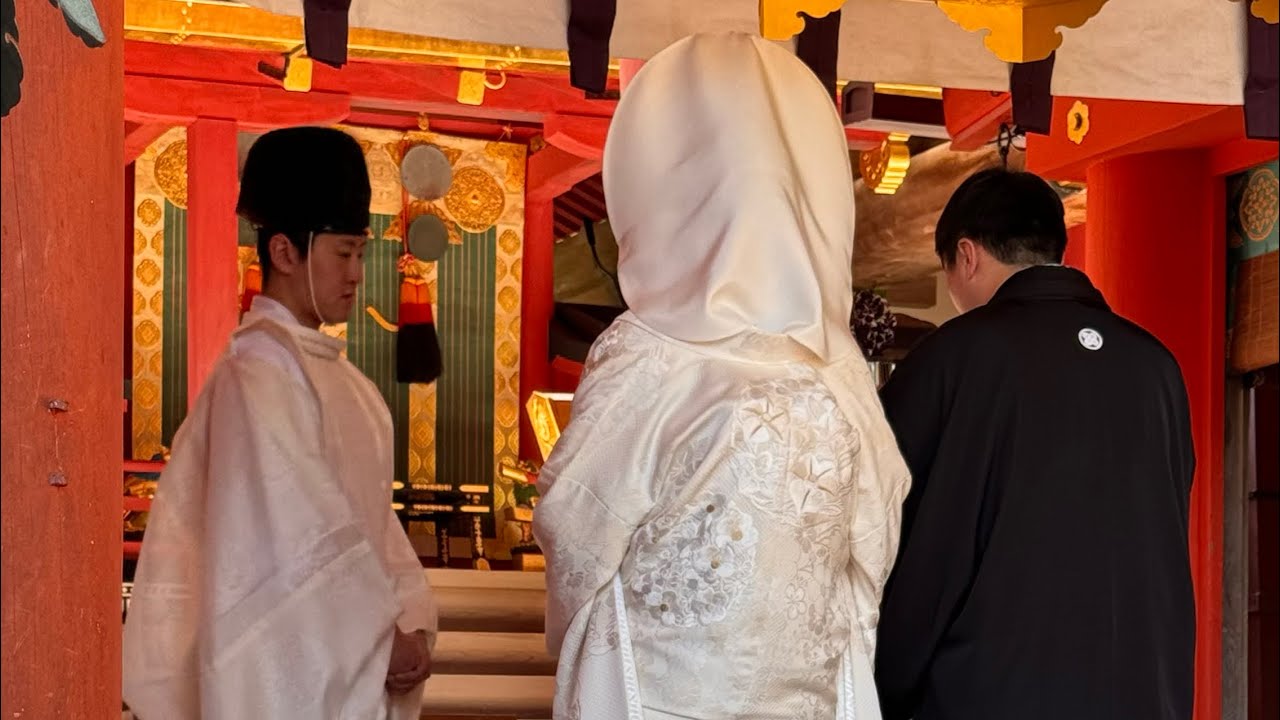 PRESENCIAMOS UNA BODA JAPONESA TRADICIONAL EN KYOTO😳🇯🇵 - YouTube