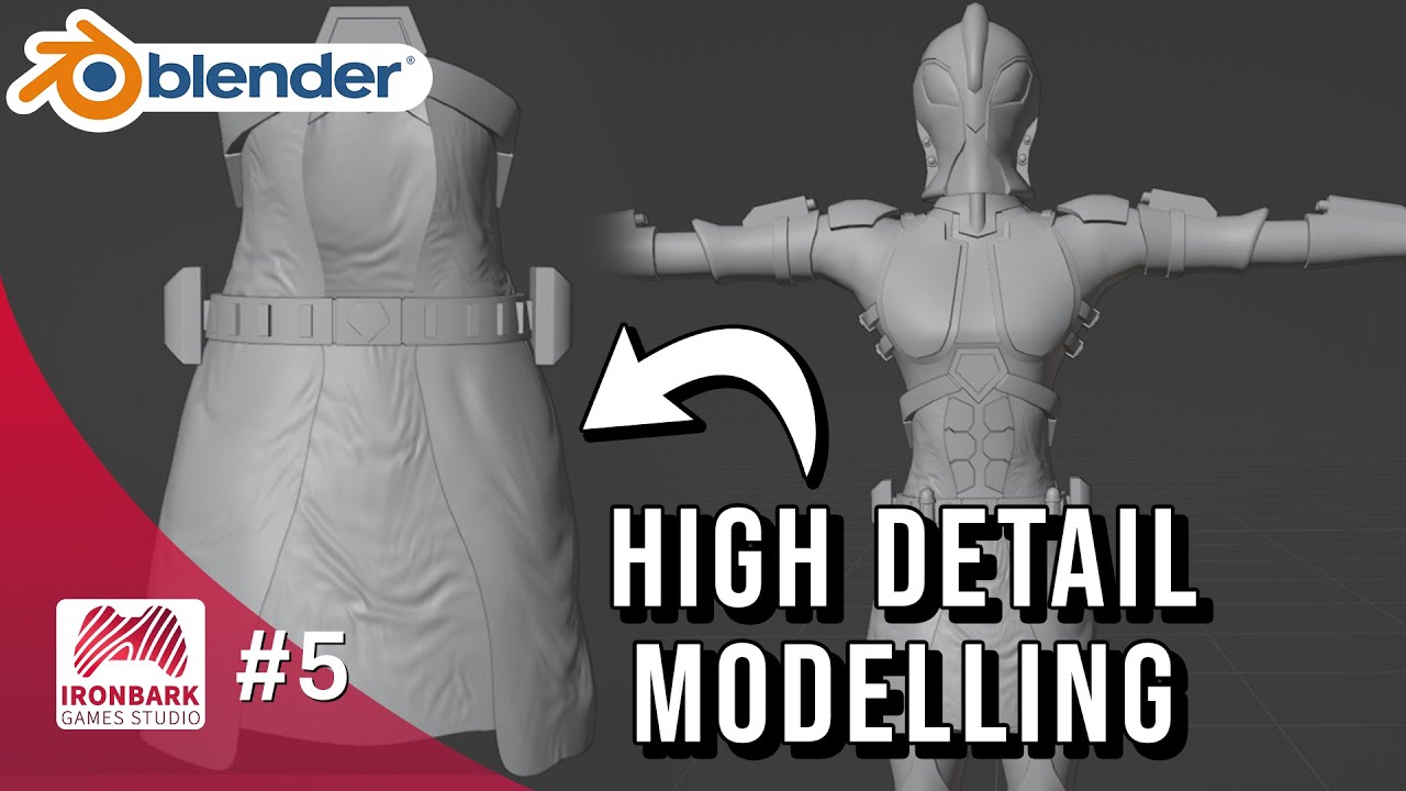 Model and Sculpt High Poly Details in Blender for Baking - YouTube