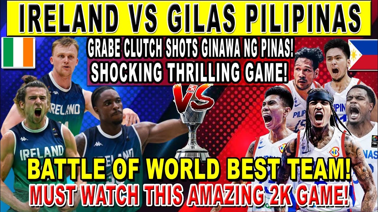 GILAS PILIPINAS vs IRELAND - Abando at Brownlee Impossible Buzzer ...