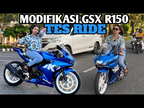 MODIFIKASI SUZUKI GSX R150 | TES RIDE SIMPLE GANTENG Cuii!!#gsx #gsxr # ...