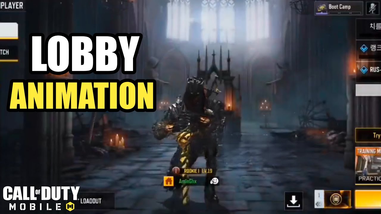 *NEW* Codm Mythic Templar Lobby Animation | New Multiplayer Lobby For ...