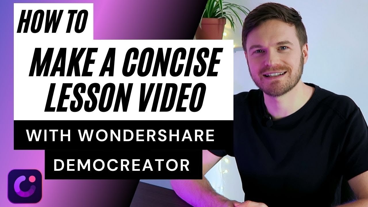 Make a concise lesson video with Wondershare DemoCreator - YouTube