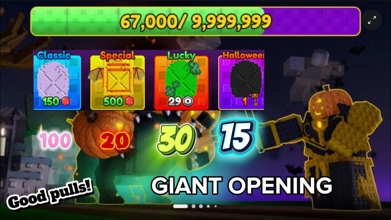 GIANT OPENING (some good pulls) (mythical tower defense’ - YouTube