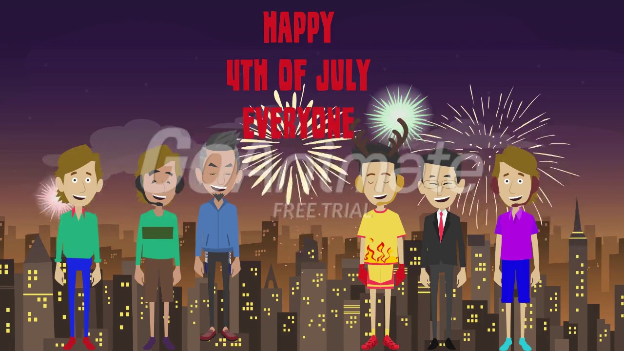 Happy 4th of july on goanimate! - YouTube