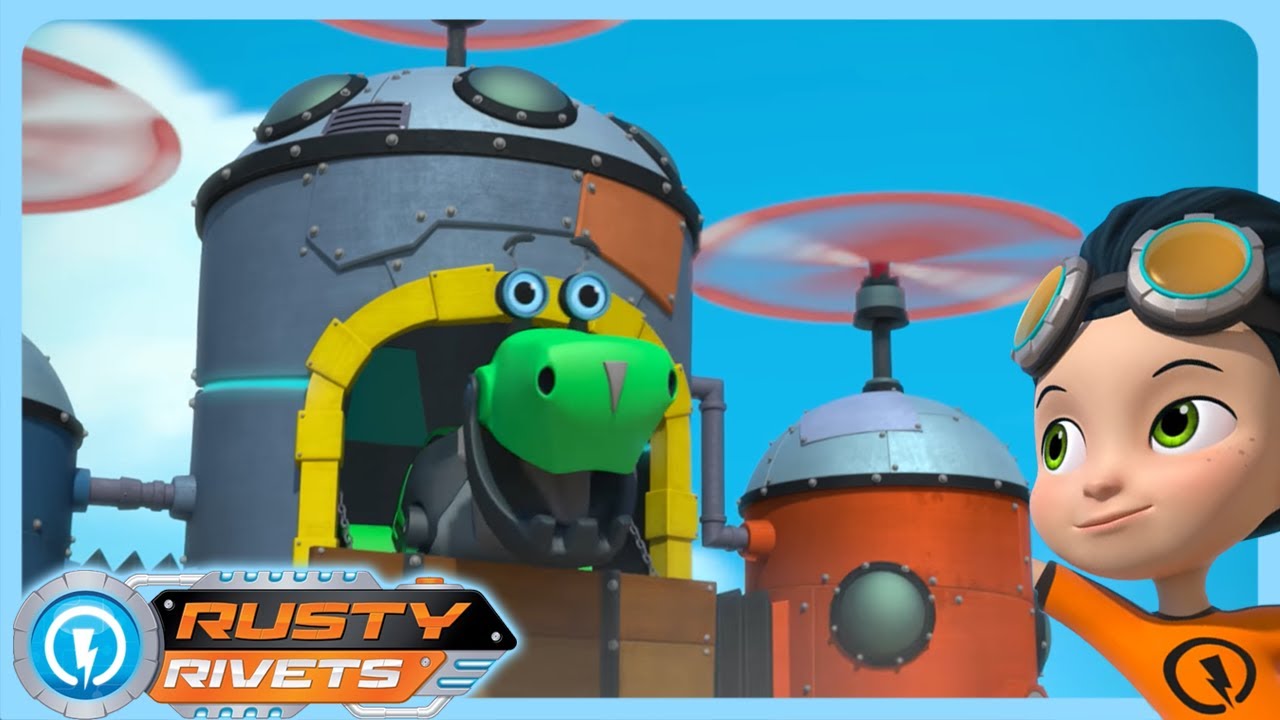 DIY Robot Fort | Rusty Rivets | Cartoons for Kids - YouTube
