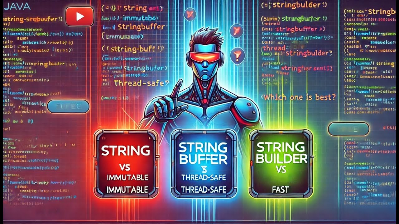 🚀 Java Strings Explained String Vs Stringbuffer Vs Stringbuilder 9232